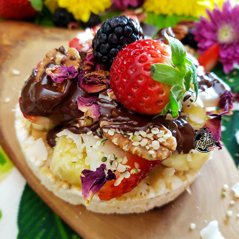 Receta: Tostadas de arroz, dulces y saladas